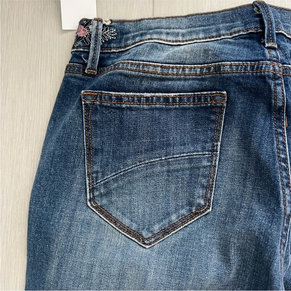 DRIFTWOOD | Jeans | Nwot Driftwood Blue Flare Jeans With Floral ...